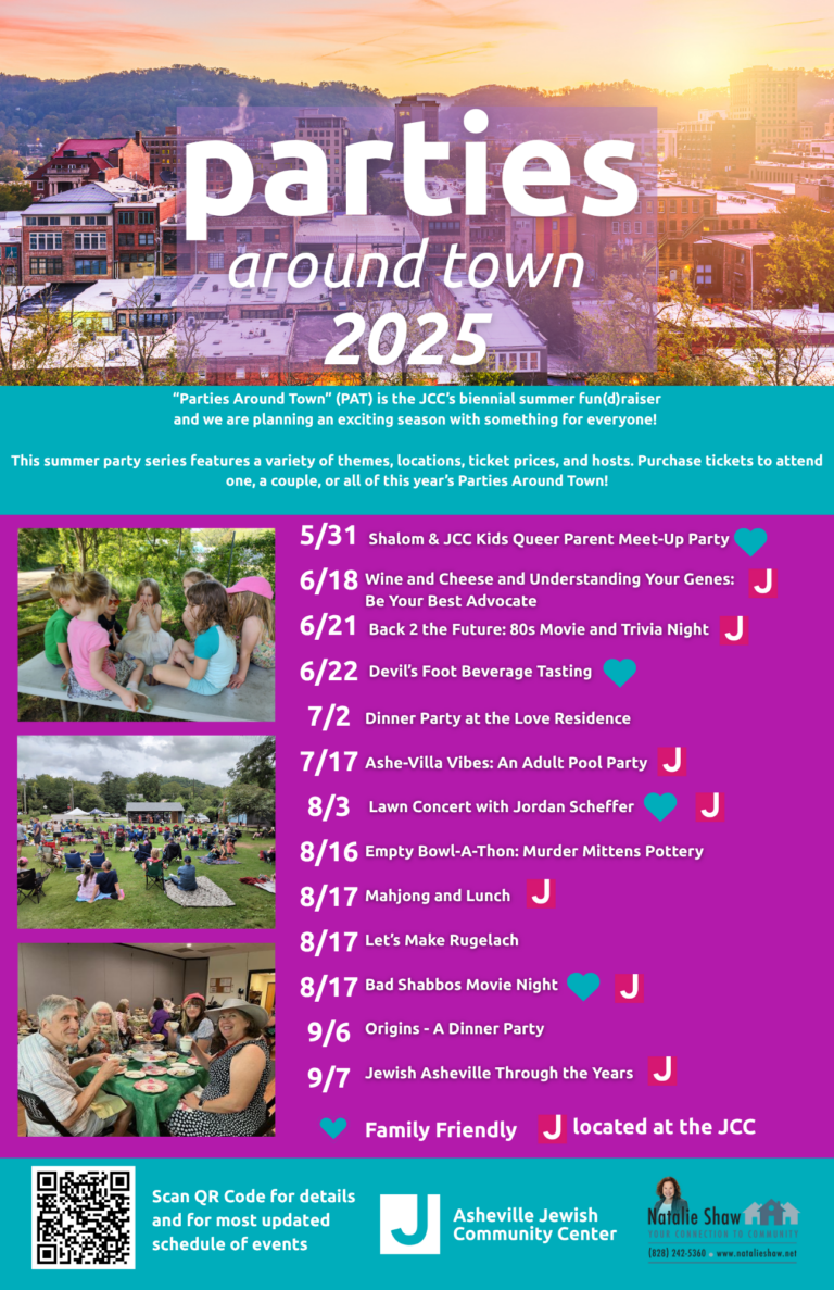 2025 Parties Around Town - Asheville JCC